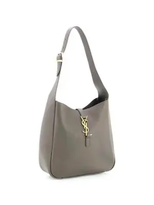 Saint Laurent Le 5 A 7 Supple Leather Small Hobo Bag - Green