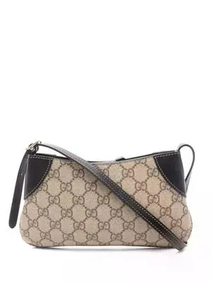 Gucci Small Gg Supreme Monogram Shoulder Bag - Neutrals