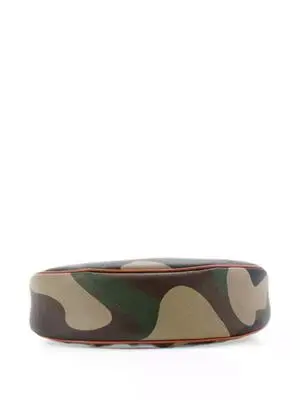 Celine Ava Bag Camouflage Coated Canvas Hobo Bag