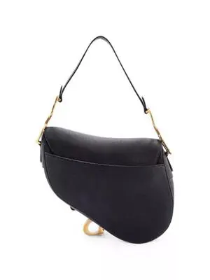 Dior Saddle Handbag With Strap Leather Medium Shoulder Bag