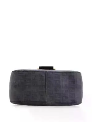 Fendi Mama Forever Bag Zucchino Coated Canvas Mini Shoulder Bag