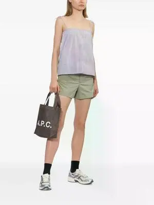 A.p.c. Logo-print Tote Bag - Silver