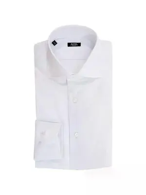 BARBA NAPOLI Spread-collar Button-up Shirt - White