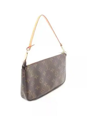 LOUIS VUITTON Monogram Pochette Accessoires Handbag - Brown