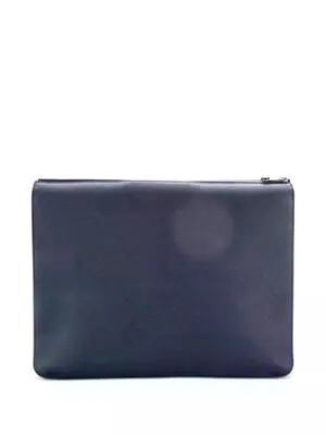 Hermès Cityhall Pouch Epsom Clutch Bag - Blue