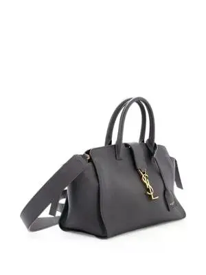 Saint Laurent Monogram Cabas Downtown Leather Baby Satchel
