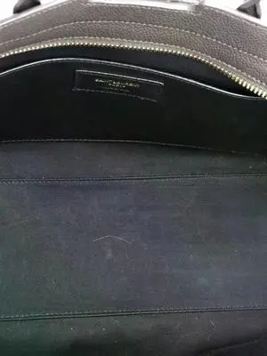 Saint Laurent Monogram Cabas Downtown Leather Baby Satchel