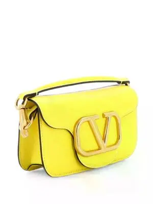 Valentino Garavani Vlogo Loco Flap Leather Small Shoulder Bag