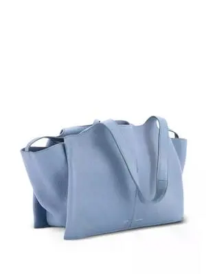 Celine Tri-fold Grained Calfskin Small Shoulder Bag - Blue