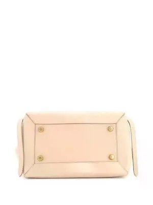 Celine Belt Bag Textured Leather Mini Shoulder Bag - Neutrals