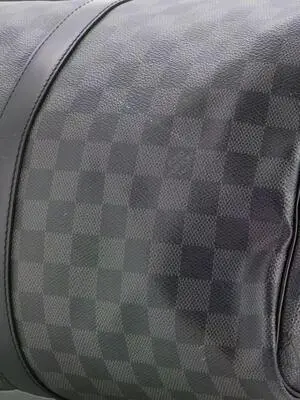 LOUIS VUITTON Keepall Bandouliere Damier Graphite 45 Travel Bag