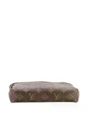 LOUIS VUITTON Pallas Monogram Canvas With Leather Clutch Bag