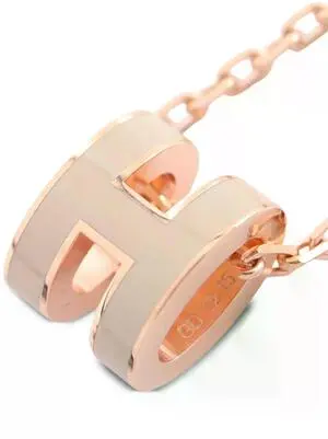 Hermès Pop H Mini Pendant Necklace - Pink