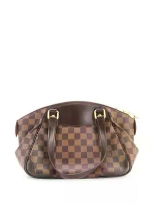 LOUIS VUITTON Verona Handbag Damier Pm Shoulder Bag - Brown