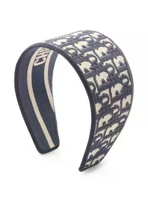 Dior Oblique Headband - Blue