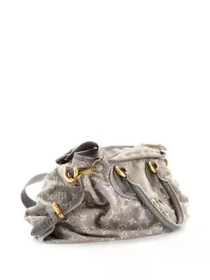 LOUIS VUITTON Neo Cabby Handbag Denim Gm Satchel - Grey