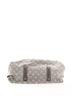 LOUIS VUITTON Monogram Denim Satchel - Grey