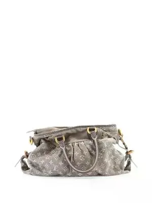 LOUIS VUITTON Monogram Denim Satchel - Grey