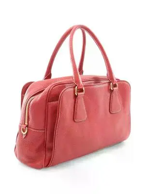 Prada 2010s Mini Logo-plaque Tote Bag