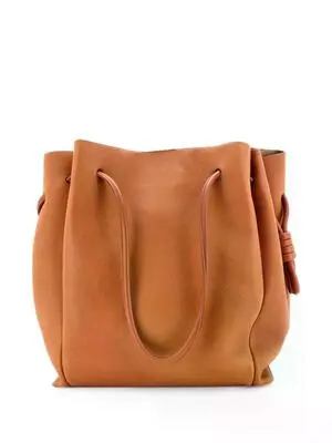 Loewe Flamenco Knot Leather Large Tote Bag