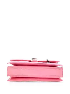 Balenciaga Crush Chain Flap Bag Quilted Crushed Calfskin Small Shoulder Bag - Pink