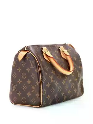 LOUIS VUITTON Speedy Handbag Monogram Canvas 25 Satchel