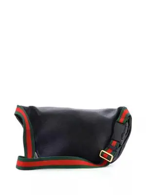 Gucci Logo Printed Leather Medium Belt Bag