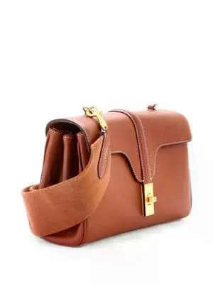 Celine Soft 16 Bag Smooth Calfskin Shoulder Bag - Brown