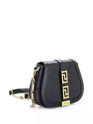 Versace Greca Goddess Leather Small Shoulder Bag