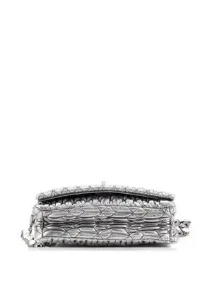 Miu Miu Crystal Matelasse Leather Small Clutch Bag