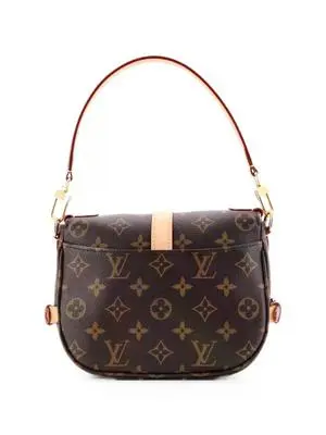 LOUIS VUITTON Saumur Handbag Monogram Canvas Bb Crossbody Bag - Brown