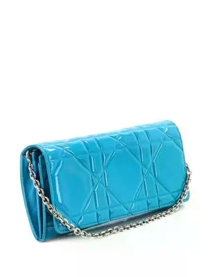Dior Lady Rendez-vous Wallet Clutch Bag - Blue