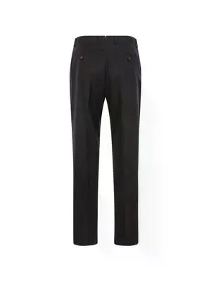 Caruso Pressed Crease Wool Trousers