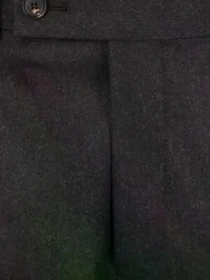 Caruso Pressed Crease Wool Trousers