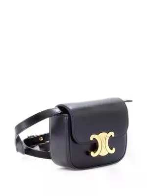 Celine Claude Leather Mini Shoulder Bag