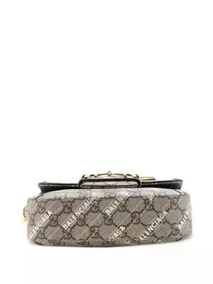 Gucci X Balenciaga The Hacker Project Horsebit 1955 Mini Shoulder Bag - Brown