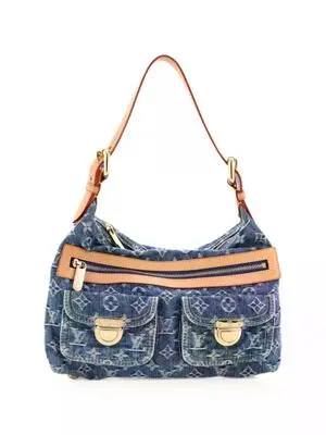 LOUIS VUITTON Denim Pm Hobo Bag