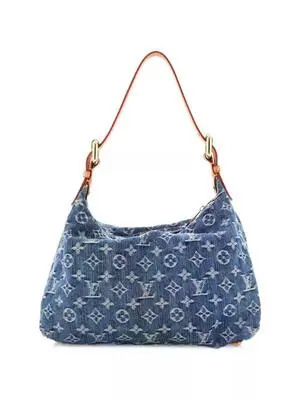 LOUIS VUITTON Denim Pm Hobo Bag
