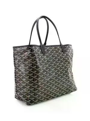 Goyard Saint Louis Coated Canvas Pm Tote Bag - Black