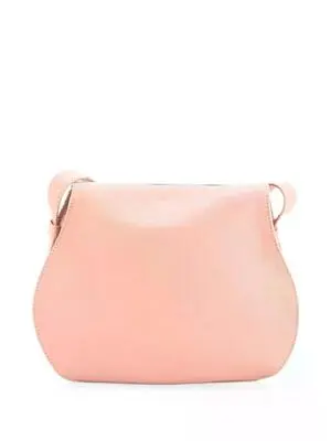Chloé Marcie Leather Medium Crossbody Bag - Pink