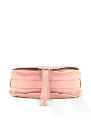 Chloé Marcie Leather Medium Crossbody Bag - Pink