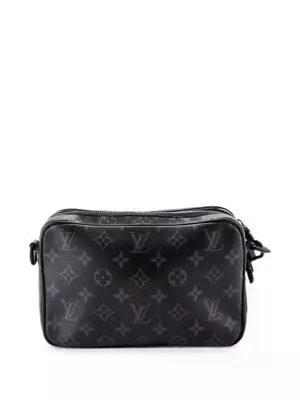 LOUIS VUITTON Alpha Messenger Bag Monogram Eclipse Canvas Crossbody Bag