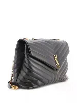 Saint Laurent Loulou Matelasse Chevron Leather Shoulder Bag