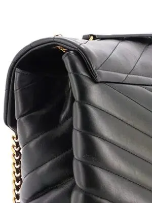 Saint Laurent Loulou Matelasse Chevron Leather Shoulder Bag