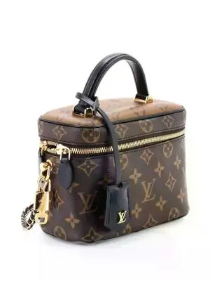 LOUIS VUITTON Reverse Monogram Canvas Pm Vanity Satchel