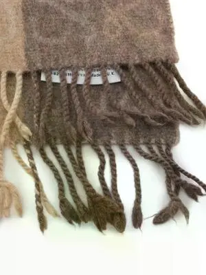 Loewe 2010s Anagram Checkerboard Scarf