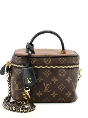 LOUIS VUITTON Vanity Satchel - Brown