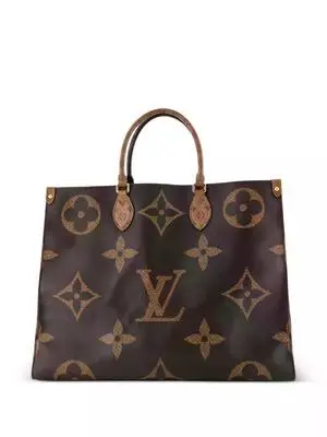 LOUIS VUITTON Giant Monogram Reverse Onthego Gm Tote Bag - Brown