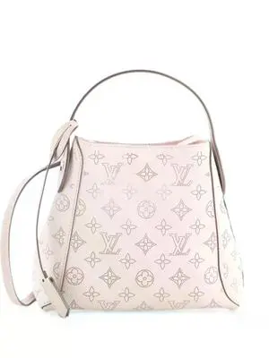 LOUIS VUITTON Hina Handbag Mahina Leather Pm Shoulder Bag - Pink