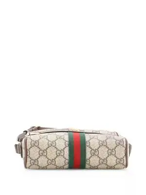 Gucci Ophidia Shoulder Bag Gg Coated Canvas Mini Crossbody